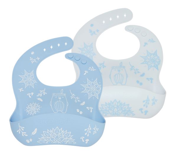Easy Rinse Baby Bibs - Silicone Wipe Clean Bibs – Wean Meister